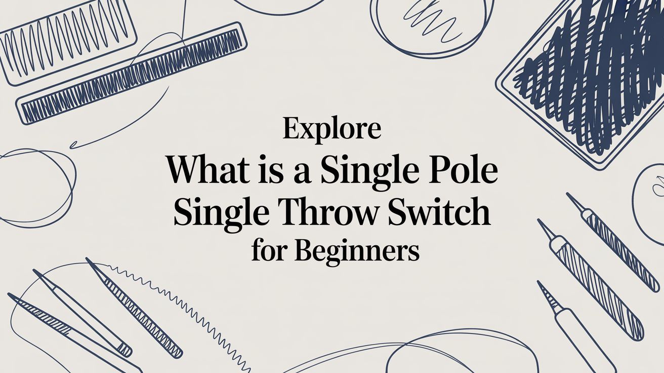 Explore what is a single pole single throw switch for beginners