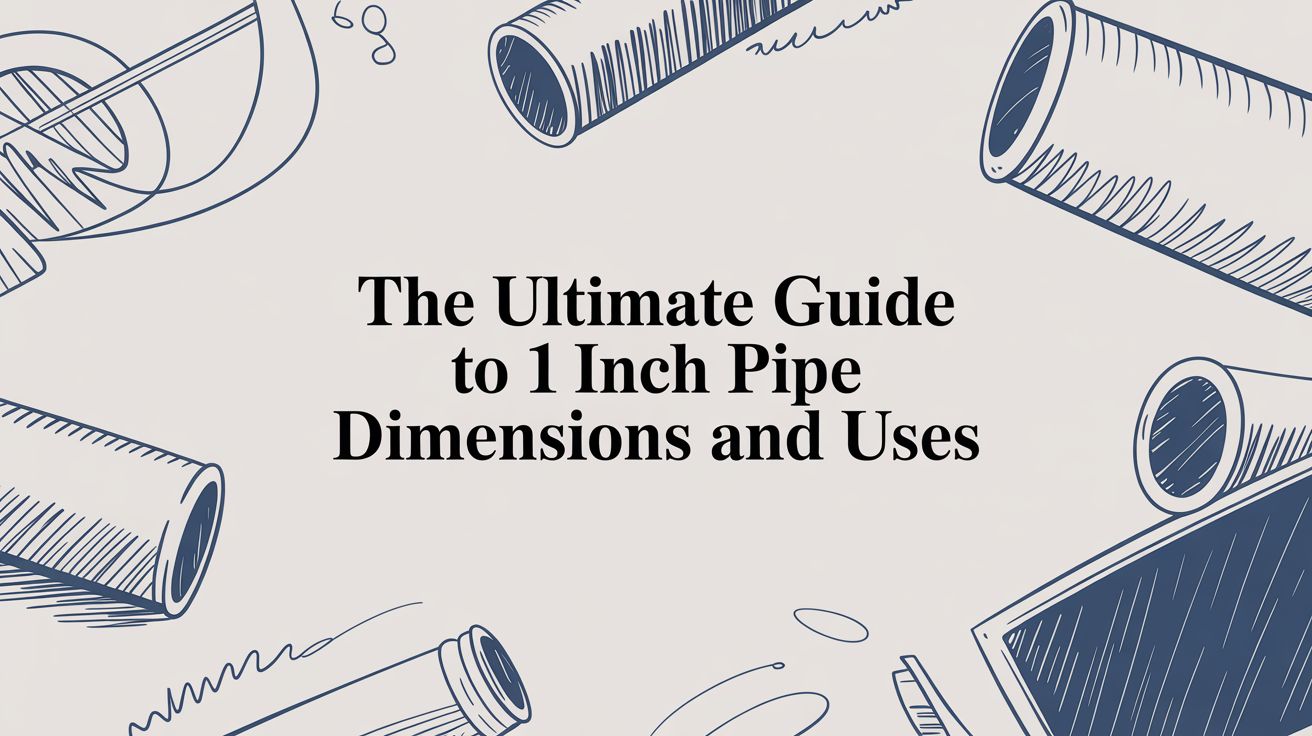 The Ultimate Guide to 1 Inch Pipe Dimensions and Uses