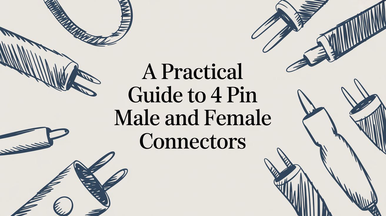 A Practical Guide to 4 Pin Male and Female Connectors