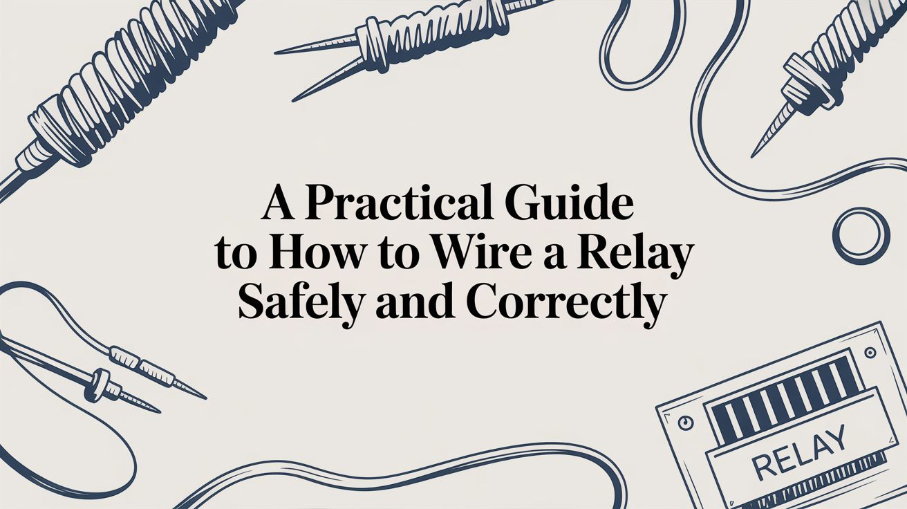 A Practical Guide to How to Wire a Relay Safely and Correctly