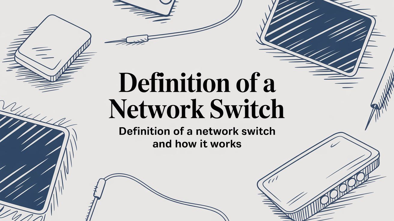 Definition of a Network Switch: definition of a network switch and how ...