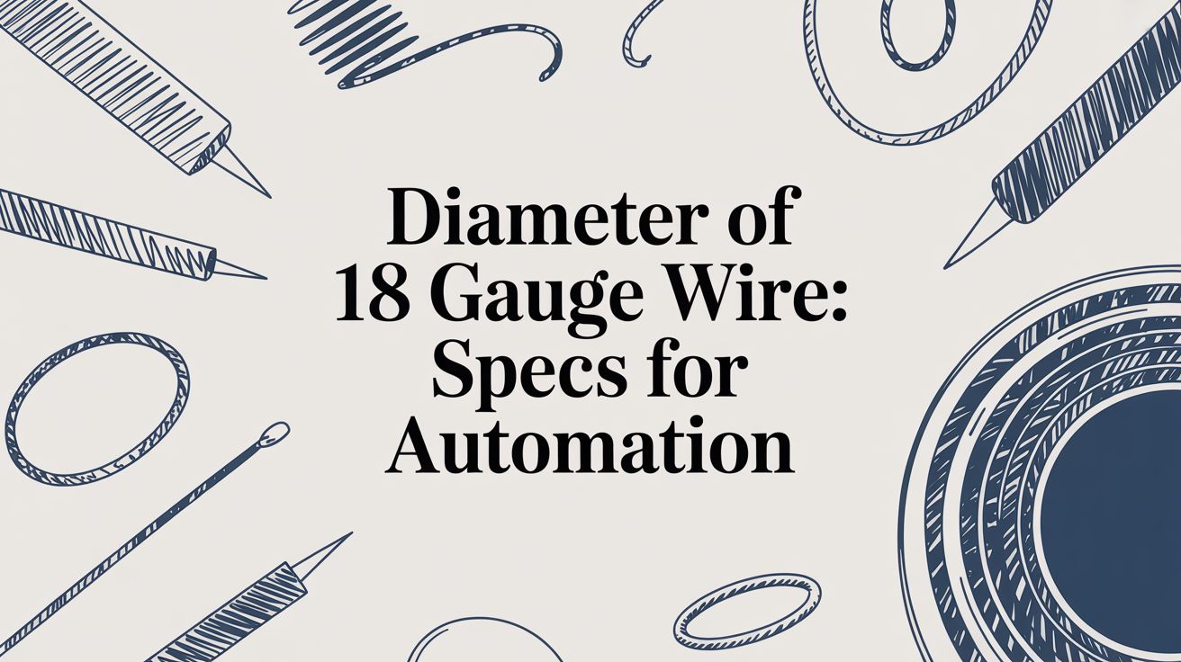 Diameter of 18 Gauge Wire: Specs for Automation